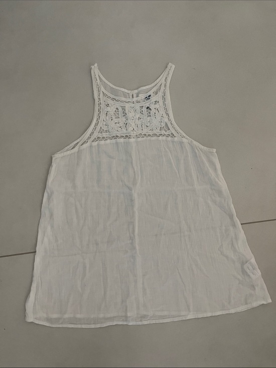 Old Navy | Tops | Old Navy White Crochet Yoke Camisole Tank | Poshmark